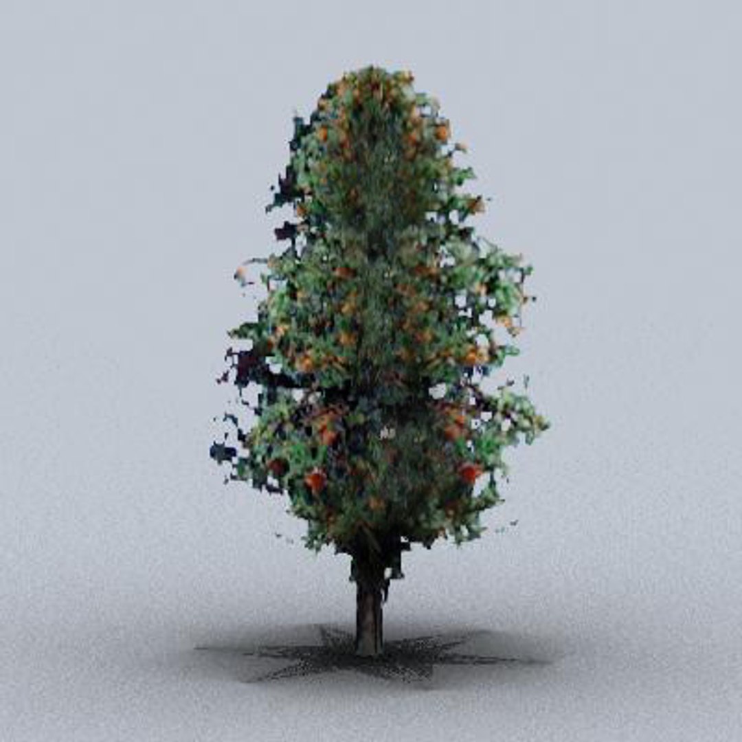 3d Fruit Trees Model