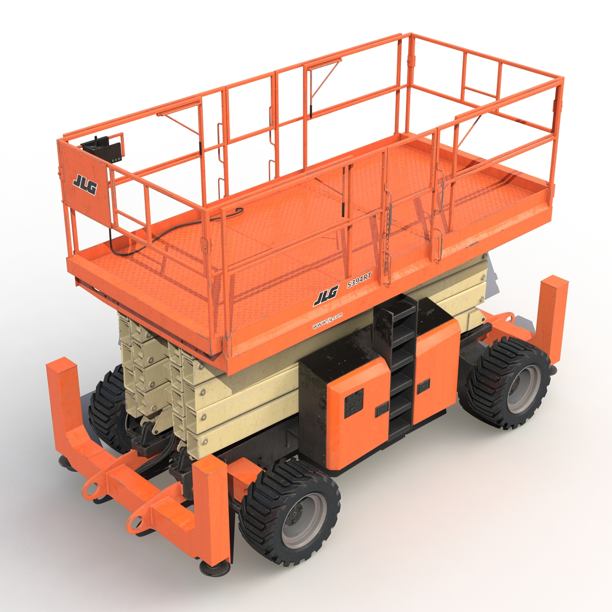 max engine powered scissor lift