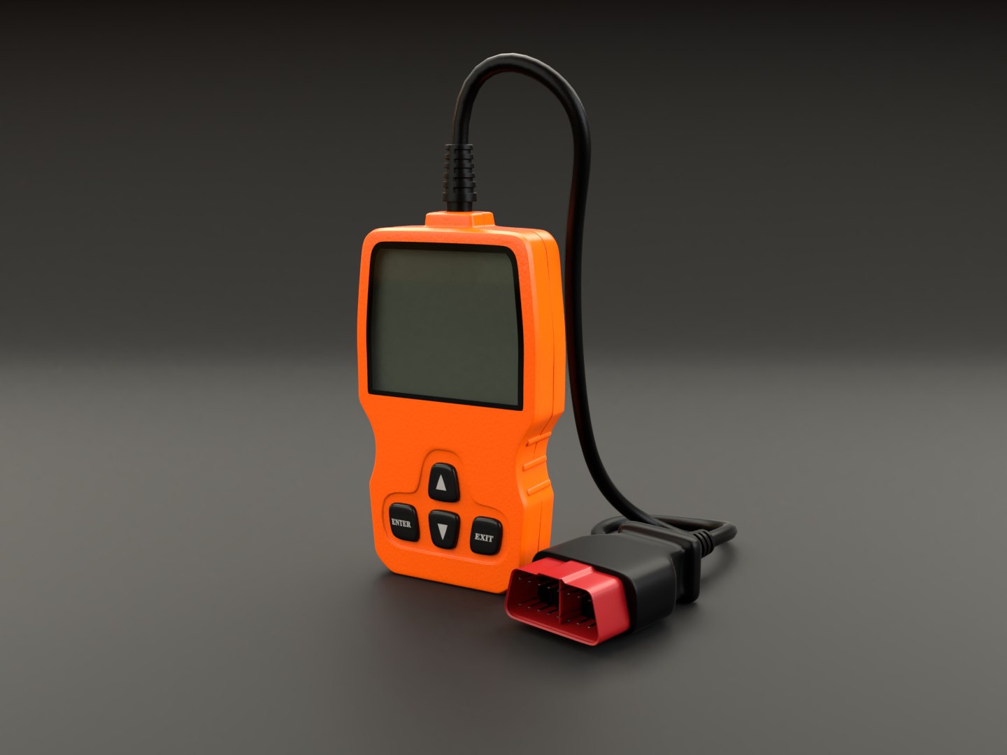 3D Obd Ii Scanner Model - TurboSquid 1331612