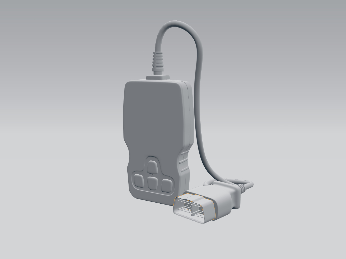3D obd ii scanner model - TurboSquid 1331612