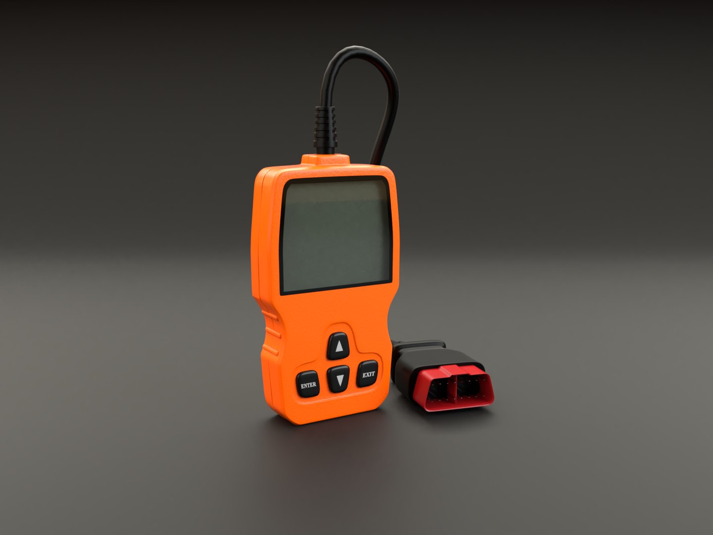 3D Obd Ii Scanner Model - TurboSquid 1331612