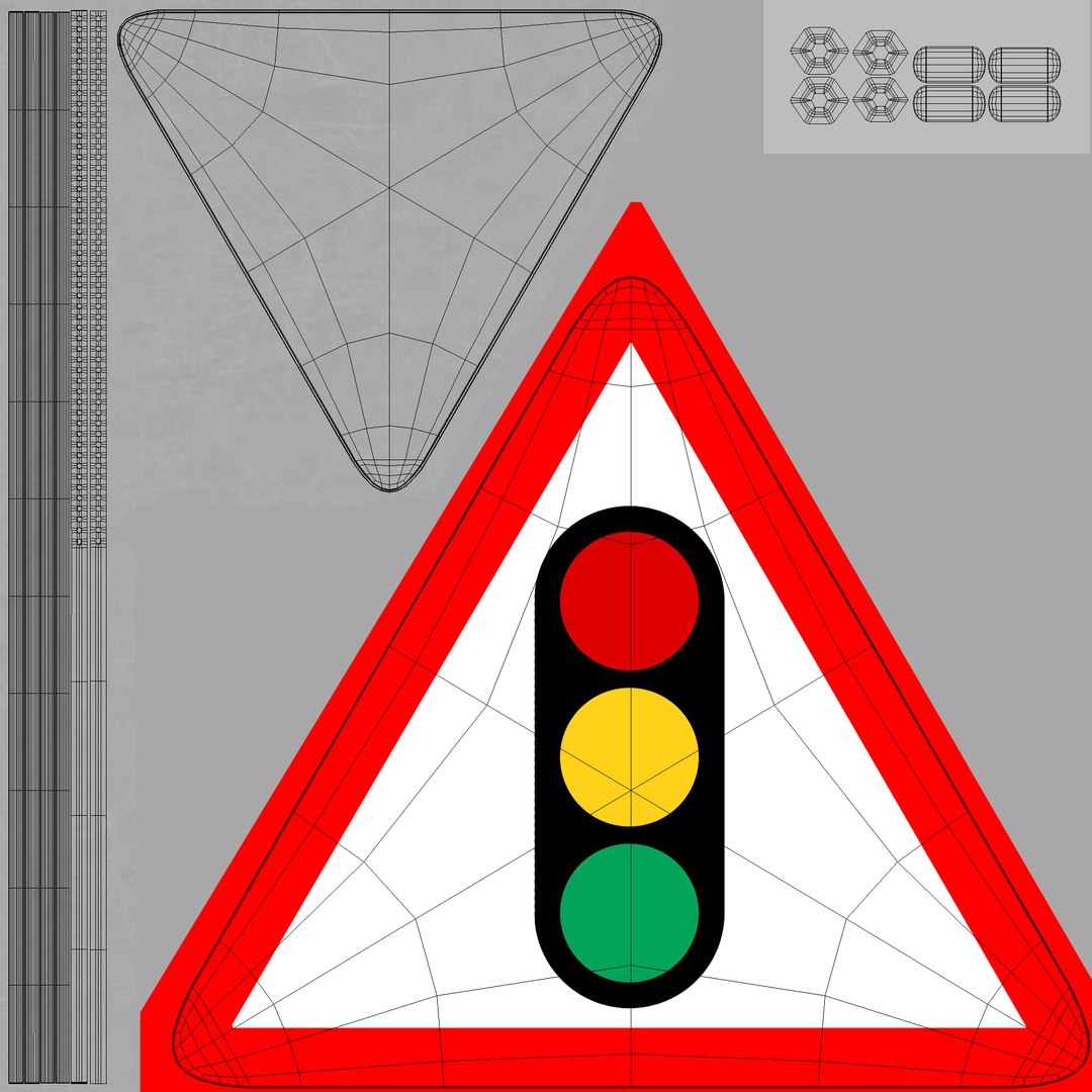 3D Model Traffic Sign 17 - TurboSquid 2064550