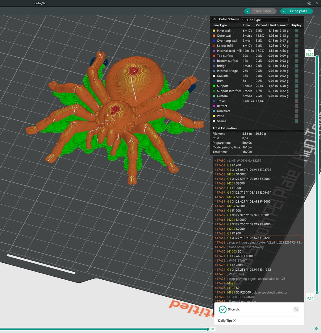 Spider - 3D Print 3D Model - TurboSquid 2208141
