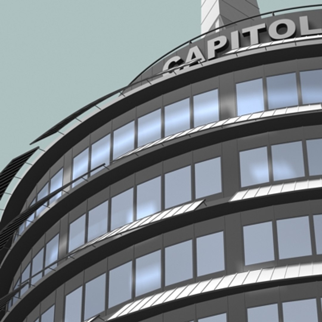 Capitol Records 3d Model