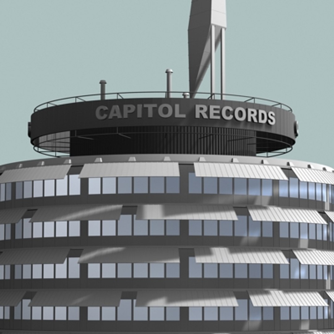 Capitol Records 3d Model