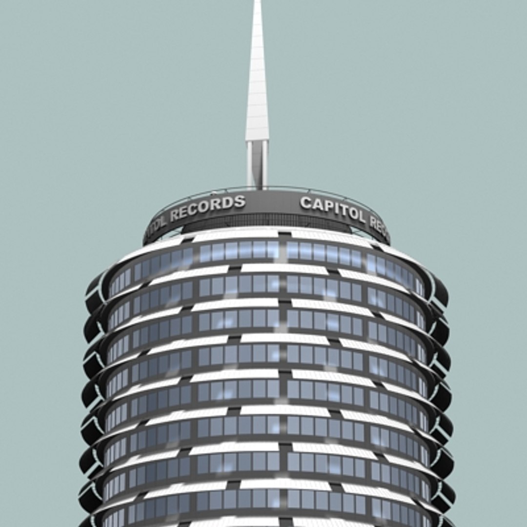 Capitol Records 3d Model