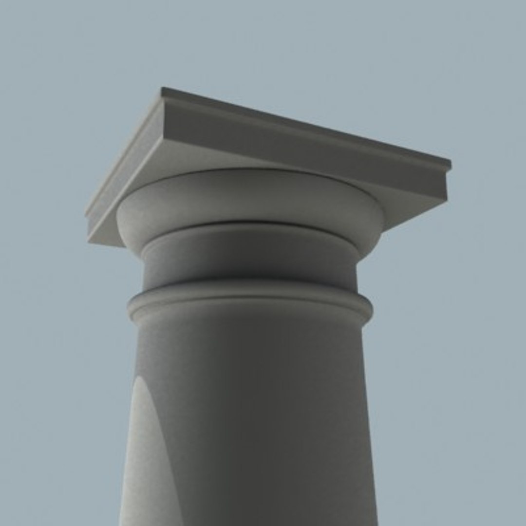 3ds Max Tuscan Column