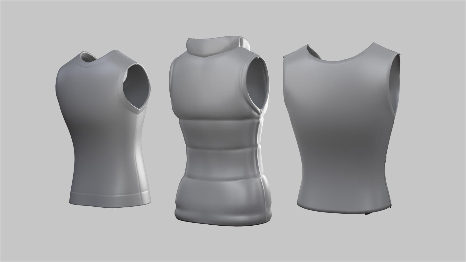 3D Vest Collection Cloth Simulation Ready model - TurboSquid 1788304