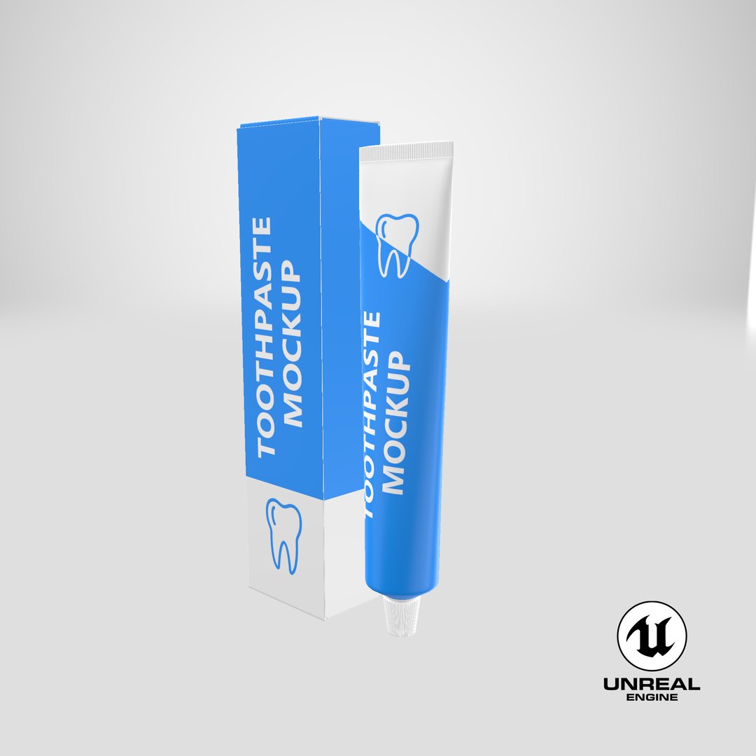 Toothpaste Packaging 3D Model - TurboSquid 1673760