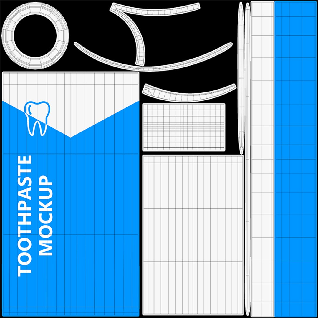 Toothpaste packaging 3D model - TurboSquid 1673760