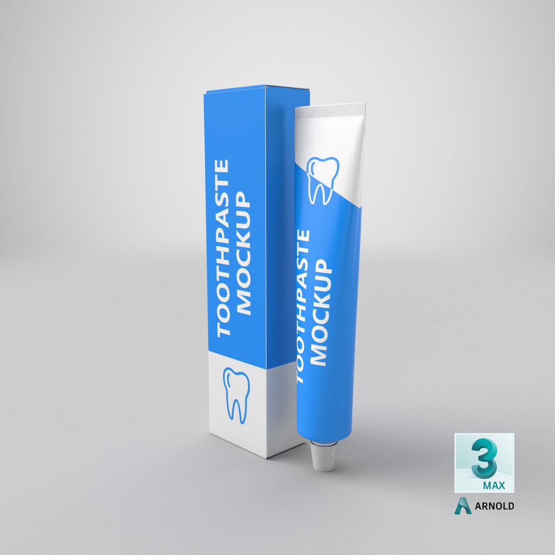 Toothpaste Packaging 3D Model - TurboSquid 1673760