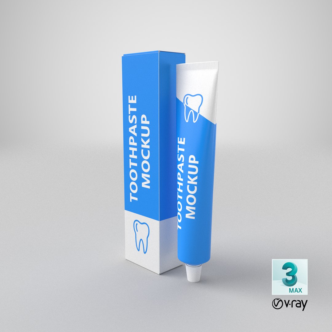 Toothpaste Packaging 3D Model - TurboSquid 1673760
