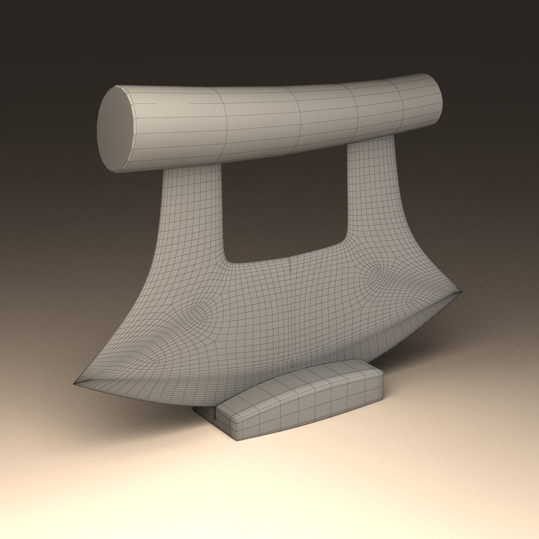 3d Model Of Ulu Knife Eskimo