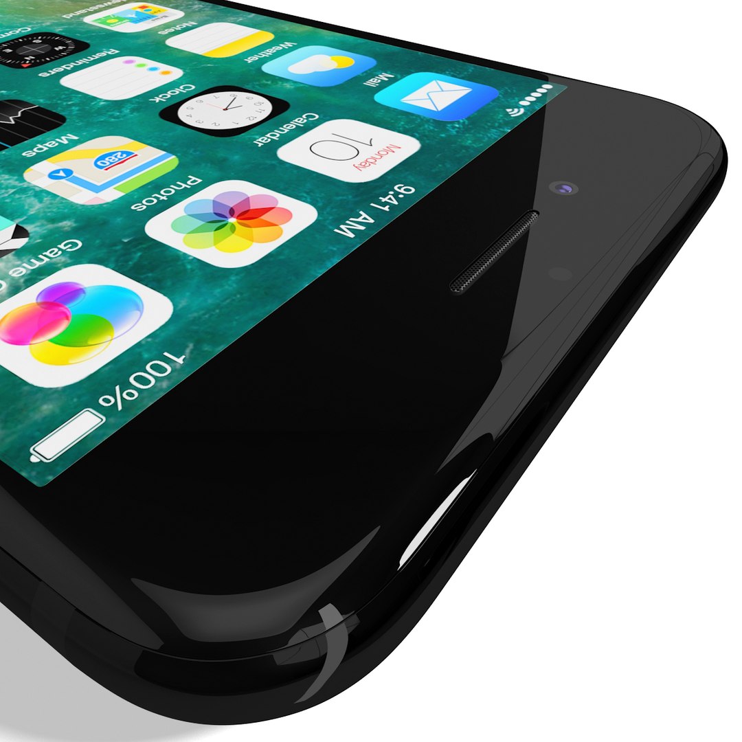 realistic apple iphone 7 3d 3ds