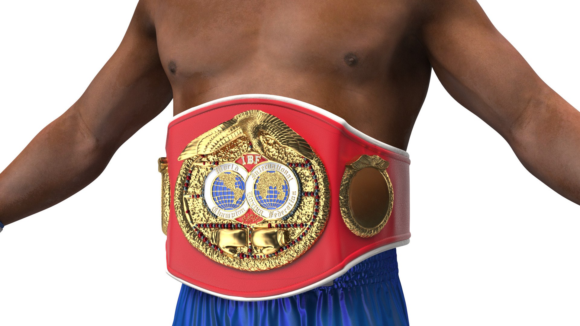 3D International Boxing Federation Champion Rigged - TurboSquid 2123540