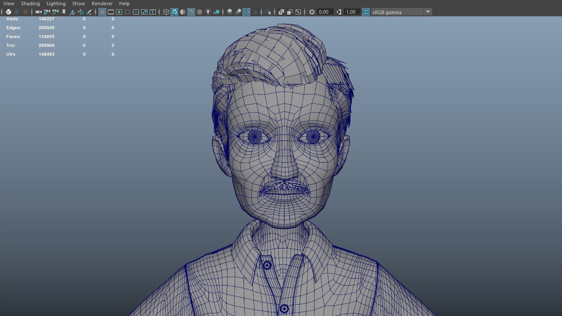 Cartoon Middle-aged Person Dad Father 3D Model - TurboSquid 2092871