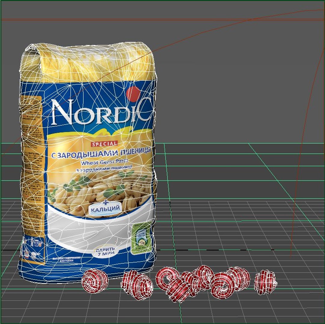3d Macaroni Model