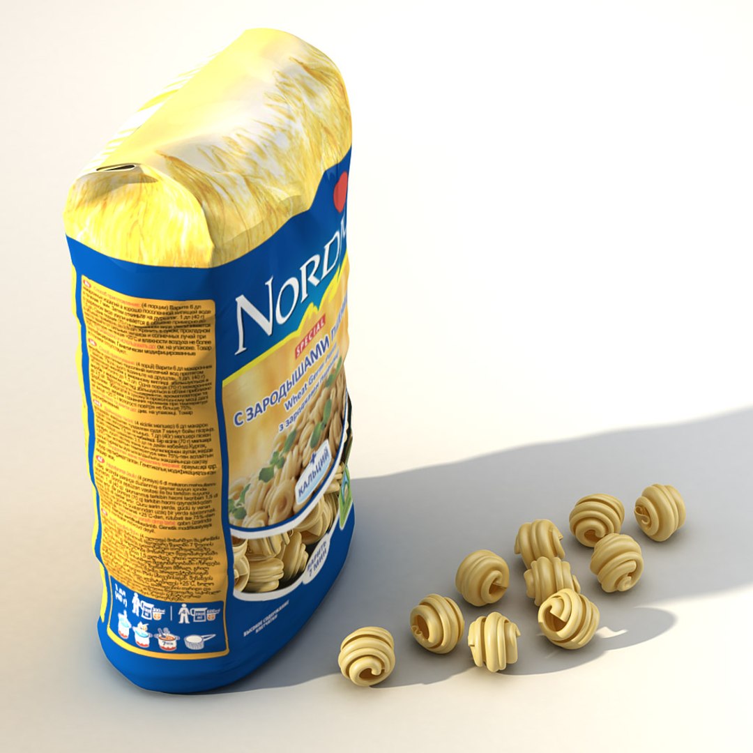 3d Macaroni Model