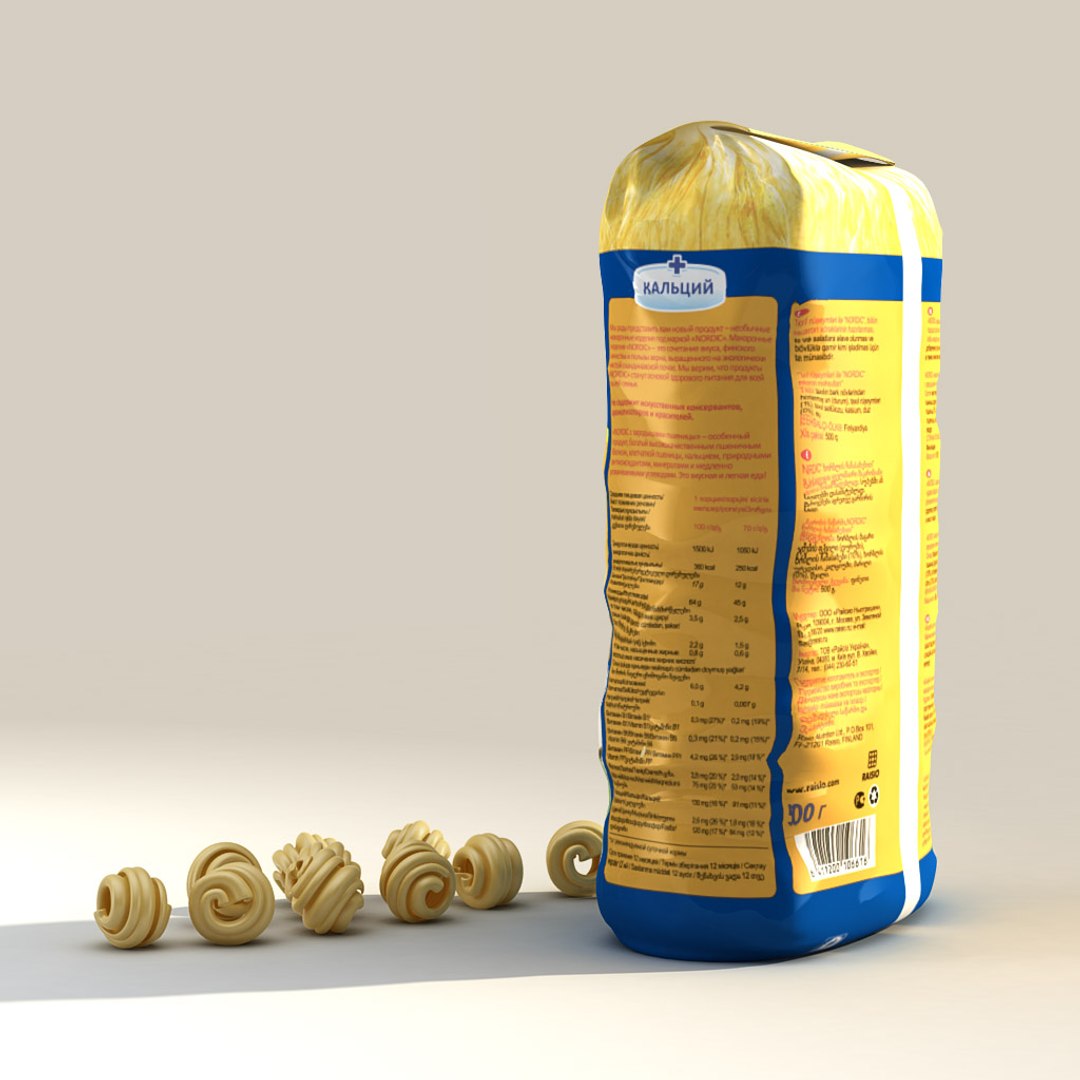 3d Macaroni Model