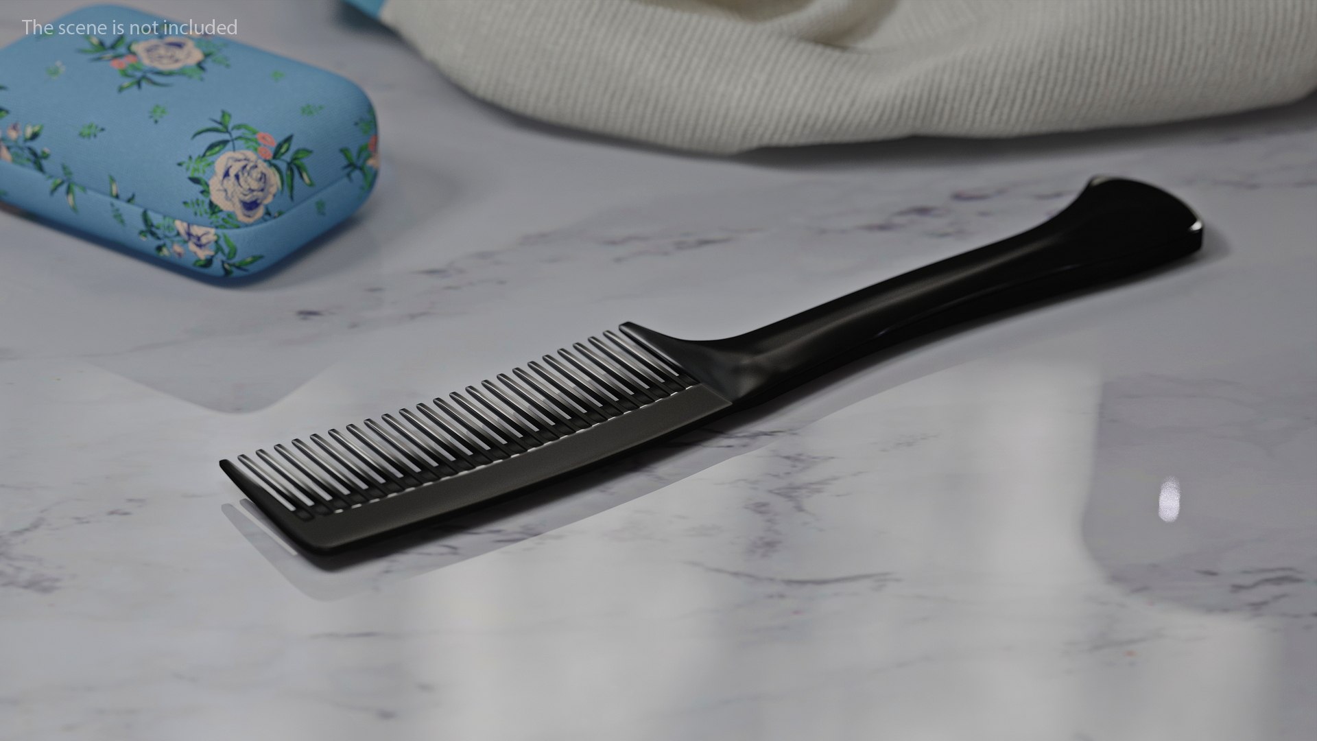 Comb With Handle 3D Model - TurboSquid 2079670