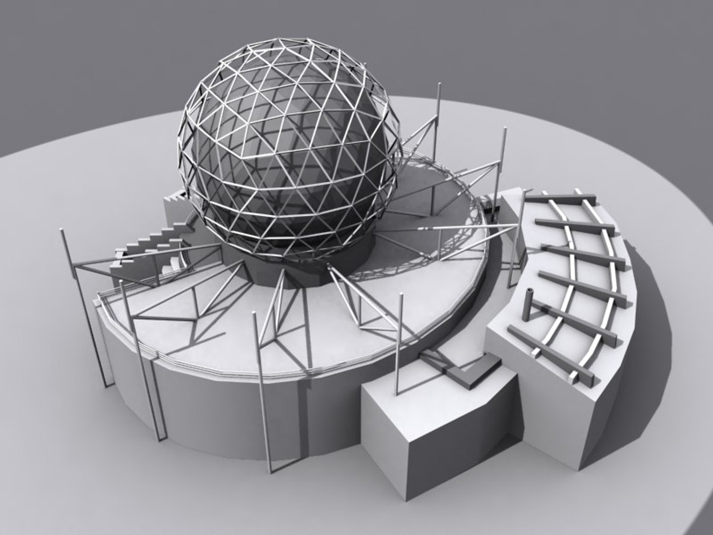 3d Model - Science World Vancouver