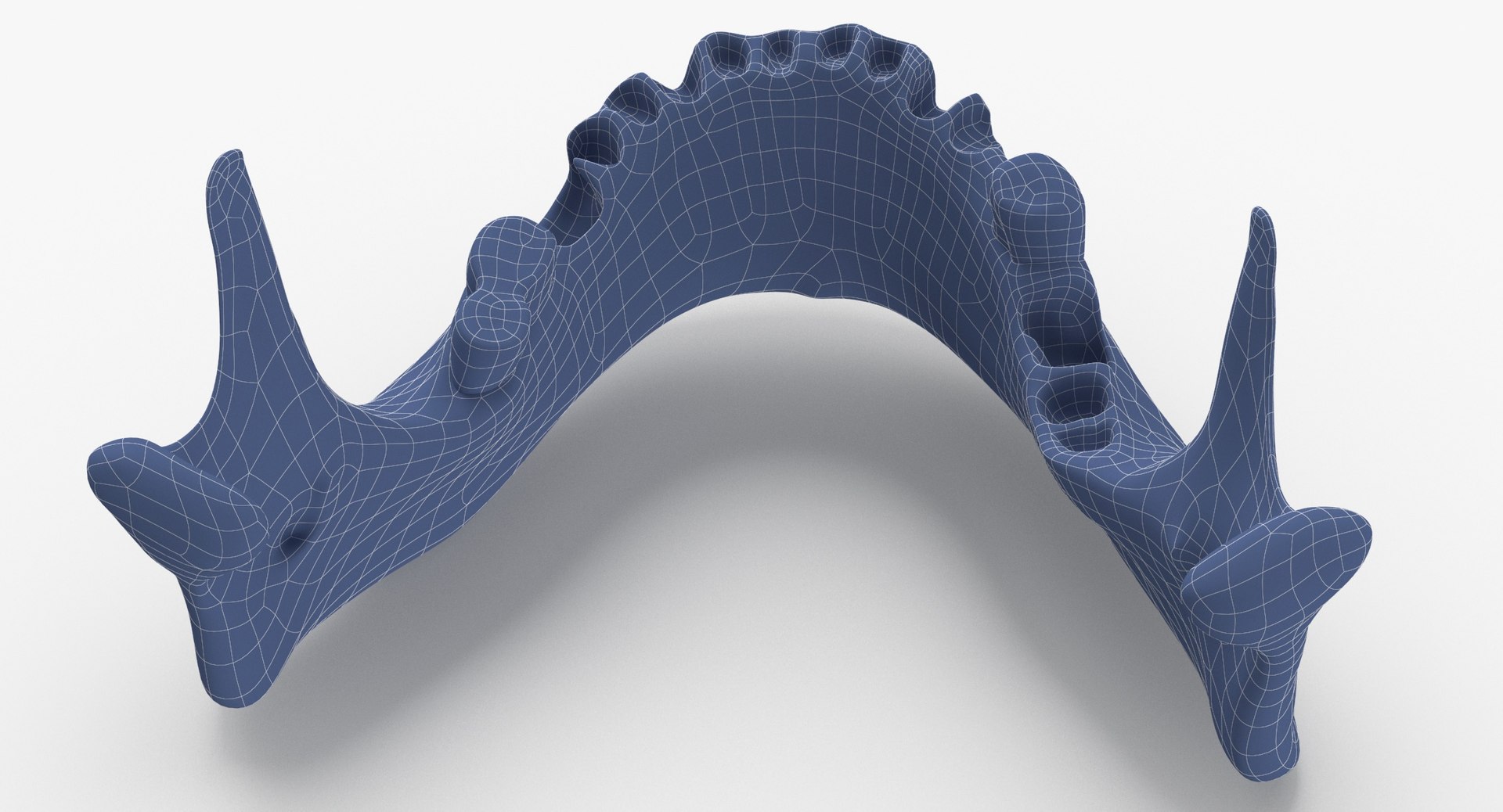 Human Jawbone Mandible 02 3D Model - TurboSquid 1547302