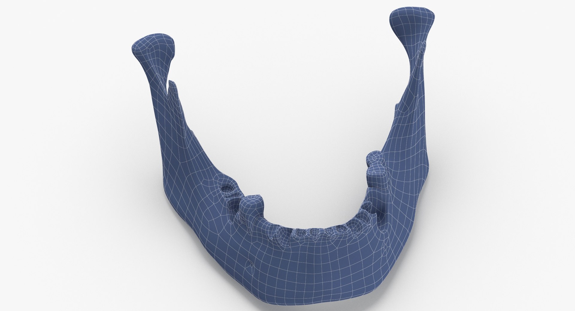 Human Jawbone Mandible 02 3D Model - TurboSquid 1547302