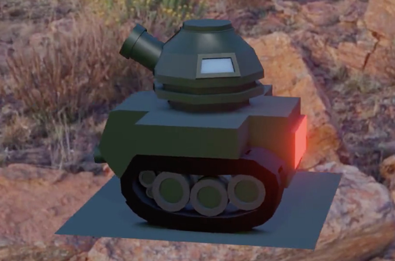 Free Low-poly Tank Model - TurboSquid 1643589