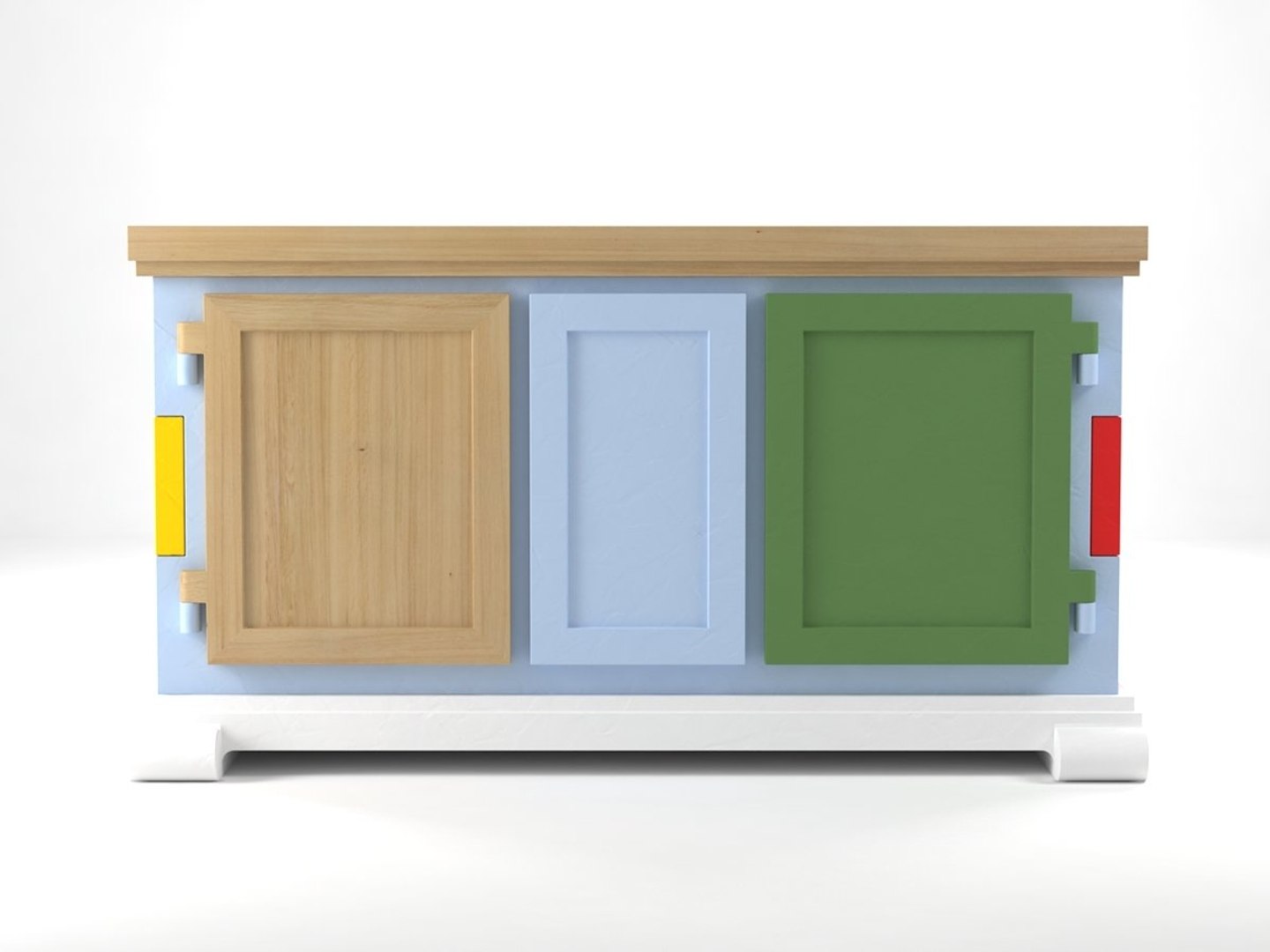 Paper buffet 3D model - TurboSquid 1175807