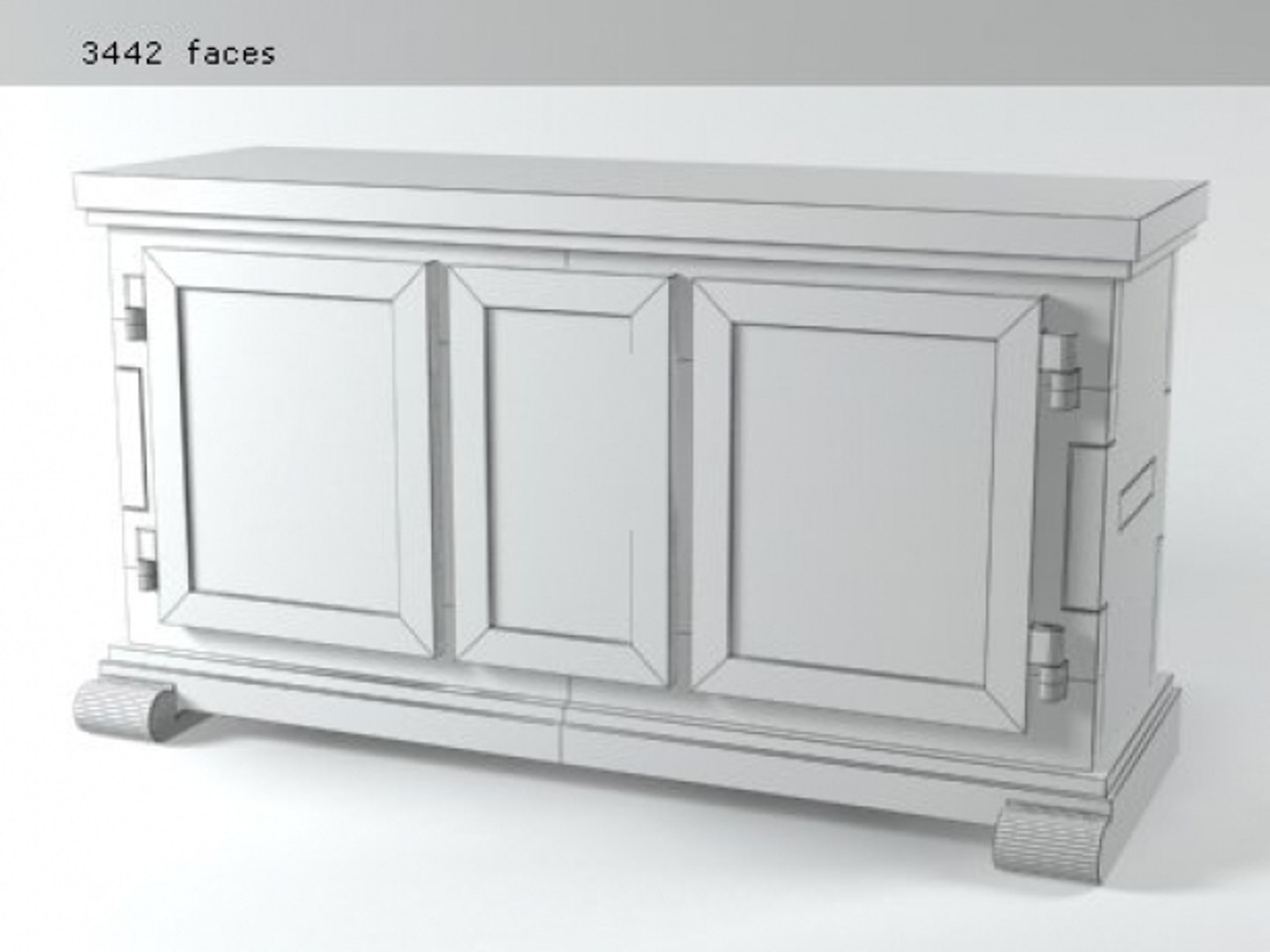 Paper buffet 3D model - TurboSquid 1175807