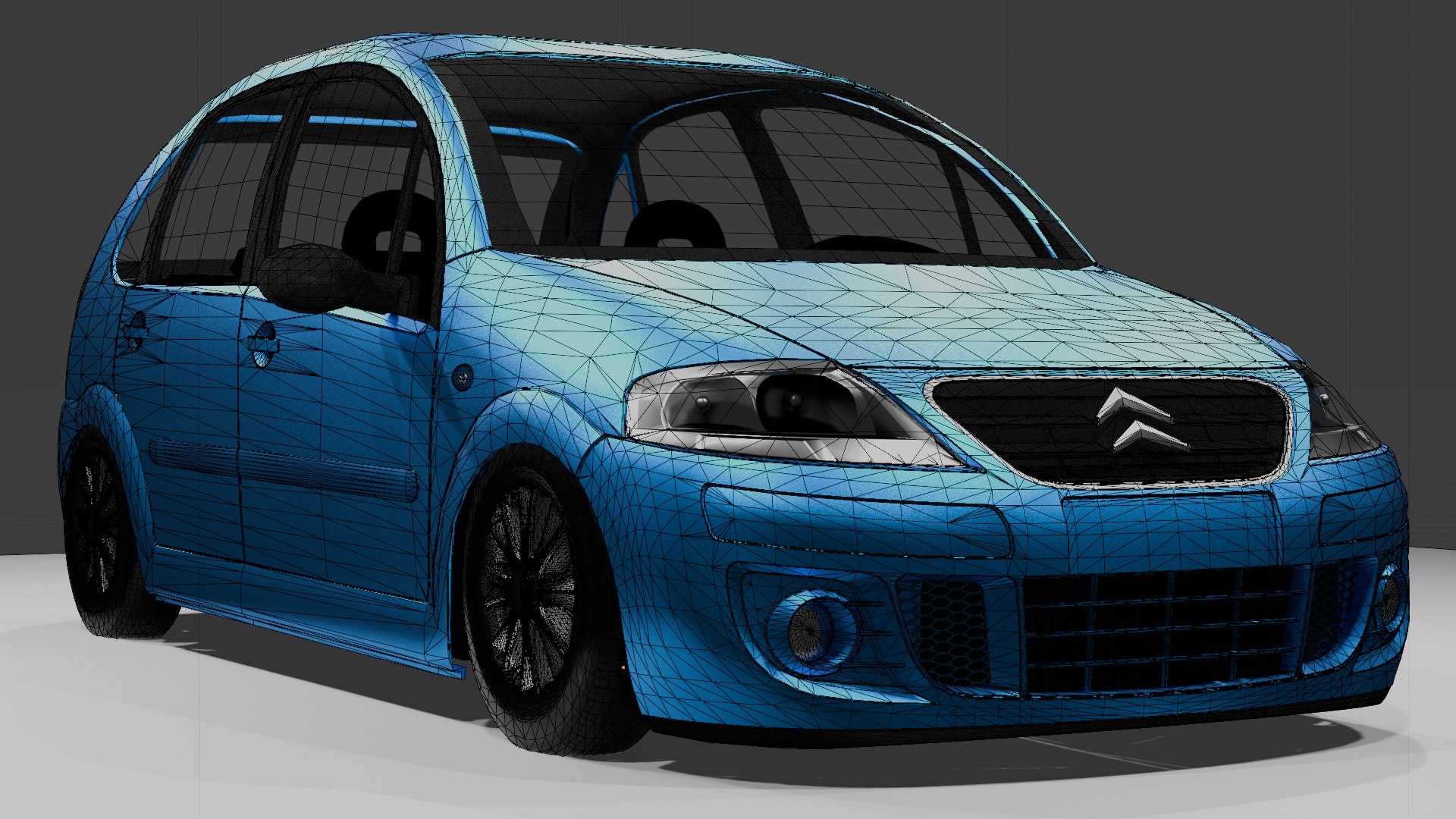 3D Citroen C3 2010 HQINTERIOR Model - TurboSquid 2174589