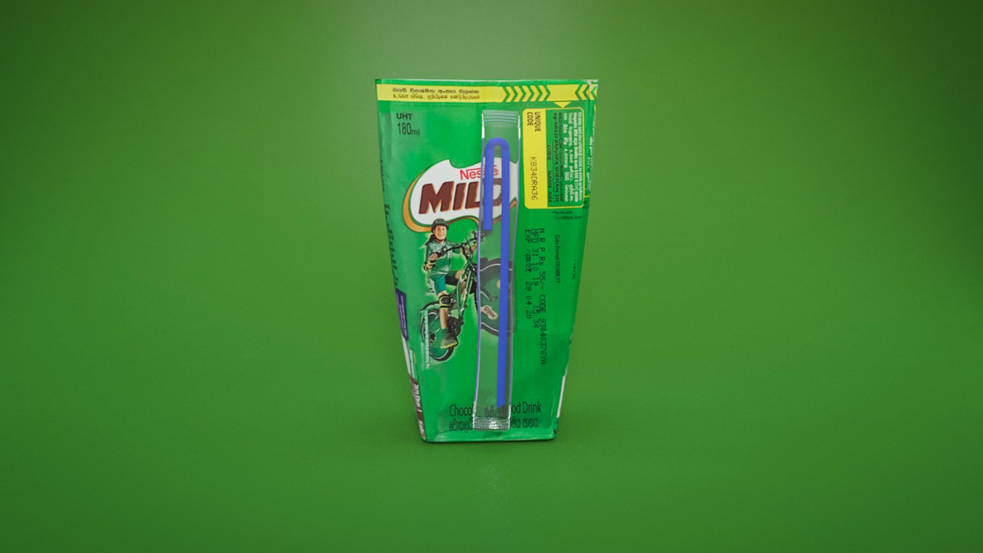 3D Milo Nestle Model - TurboSquid 1493323