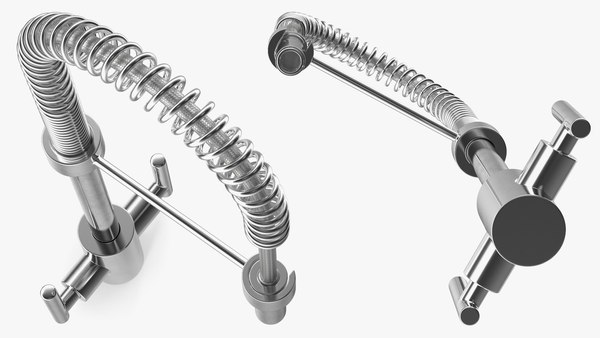 3D model Professional Pullout Kitchen Tap - TurboSquid 1718519