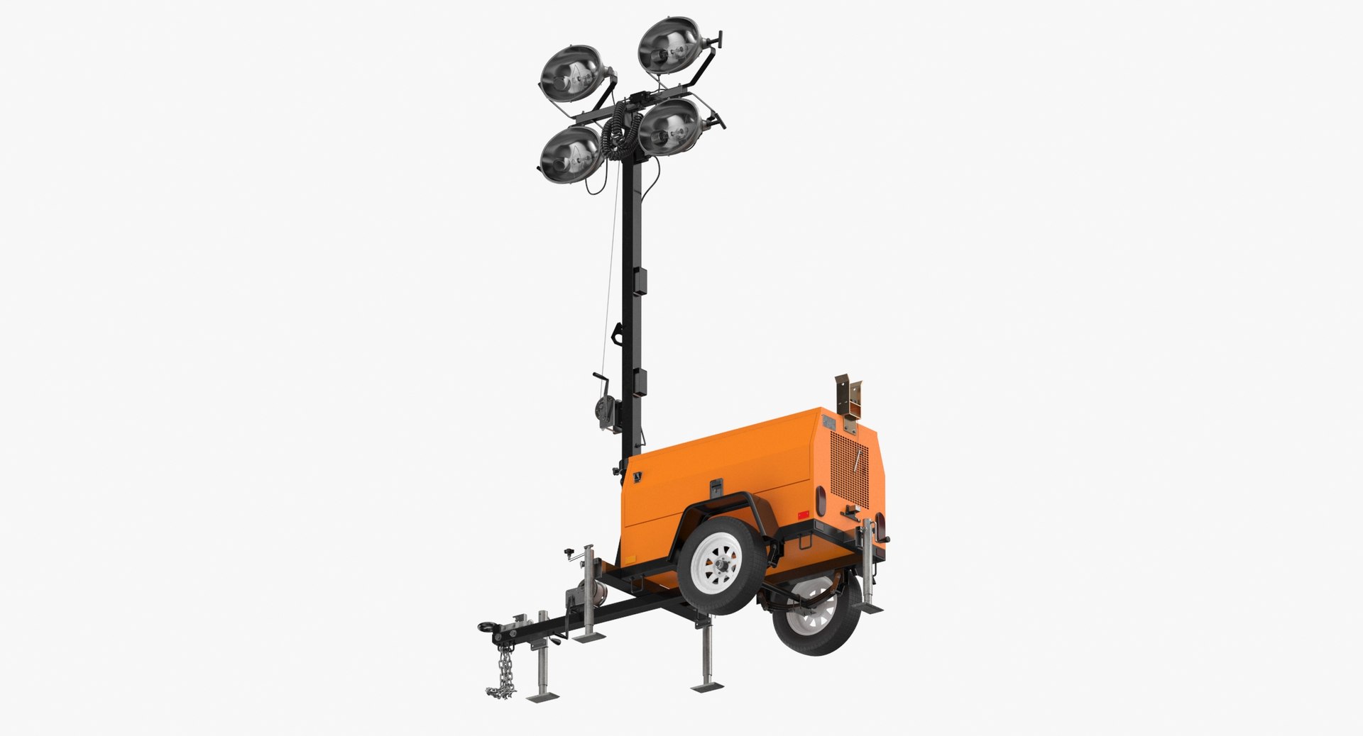 3D Mobile Construction Light Generator Raised Clean And Dirty ...