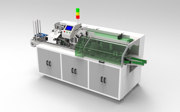 Automatic High-Speed Cartoning Machine 3D model - TurboSquid 1828309