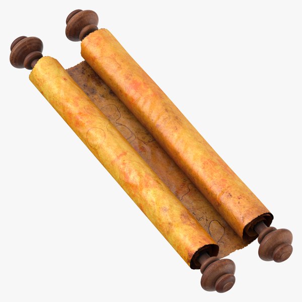 Scroll closed pirate 01 3D model - TurboSquid 1565789