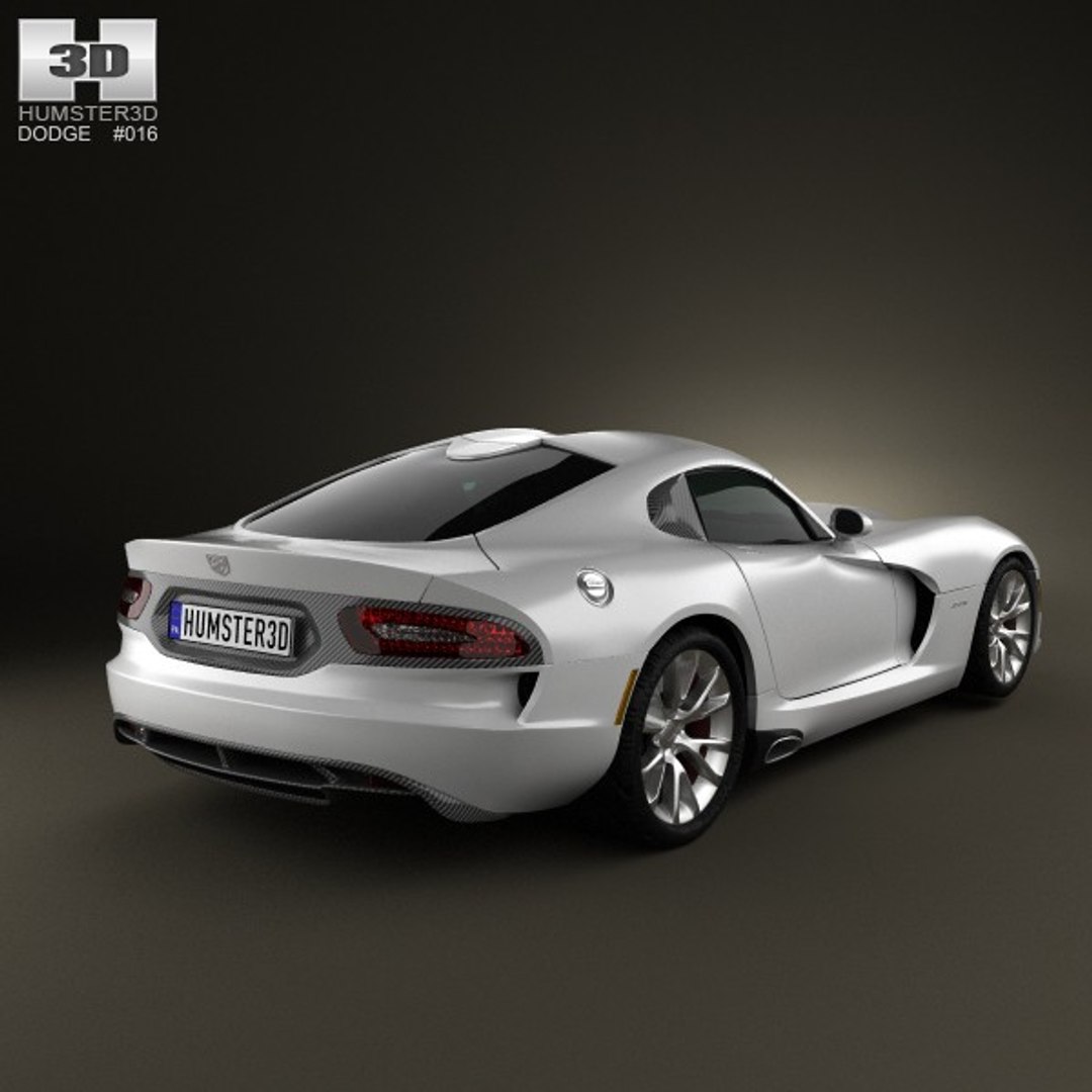 3d dodge viper srt model