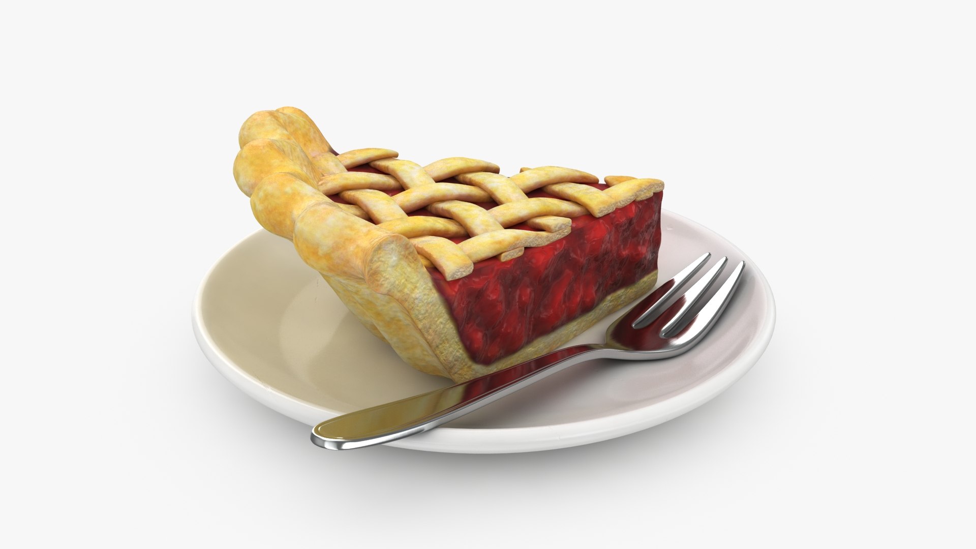 3D Cherry Pie - TurboSquid 2041313