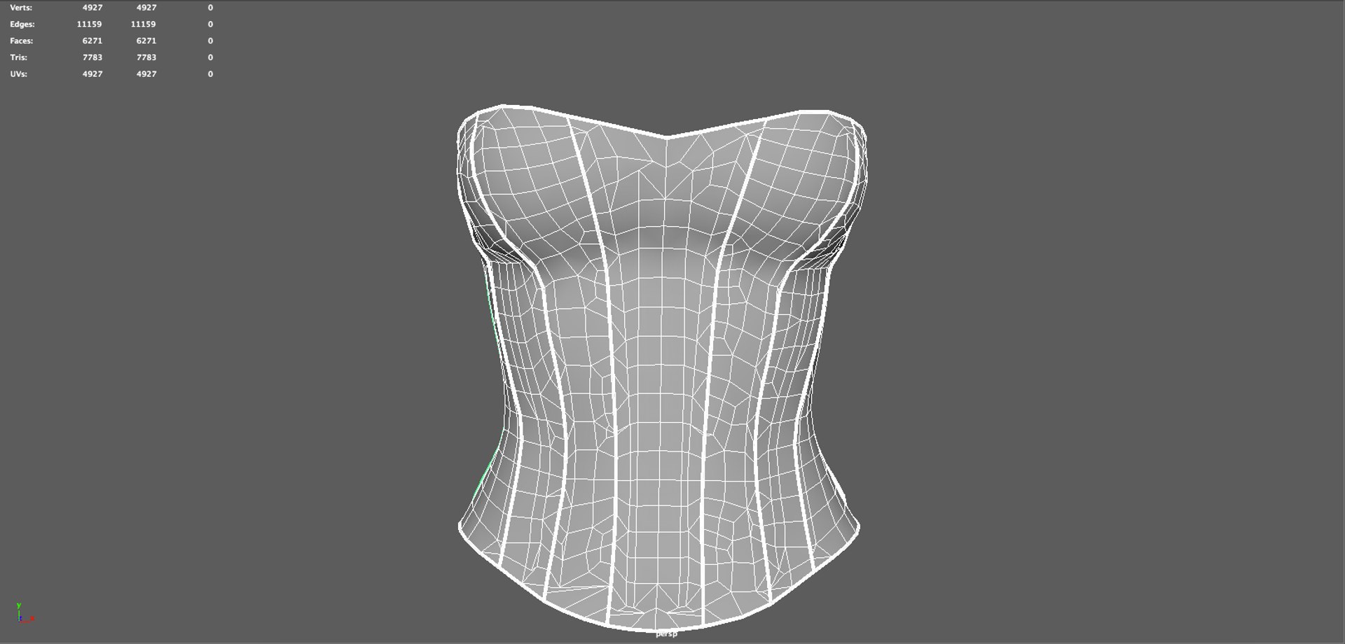 corset 3d model
