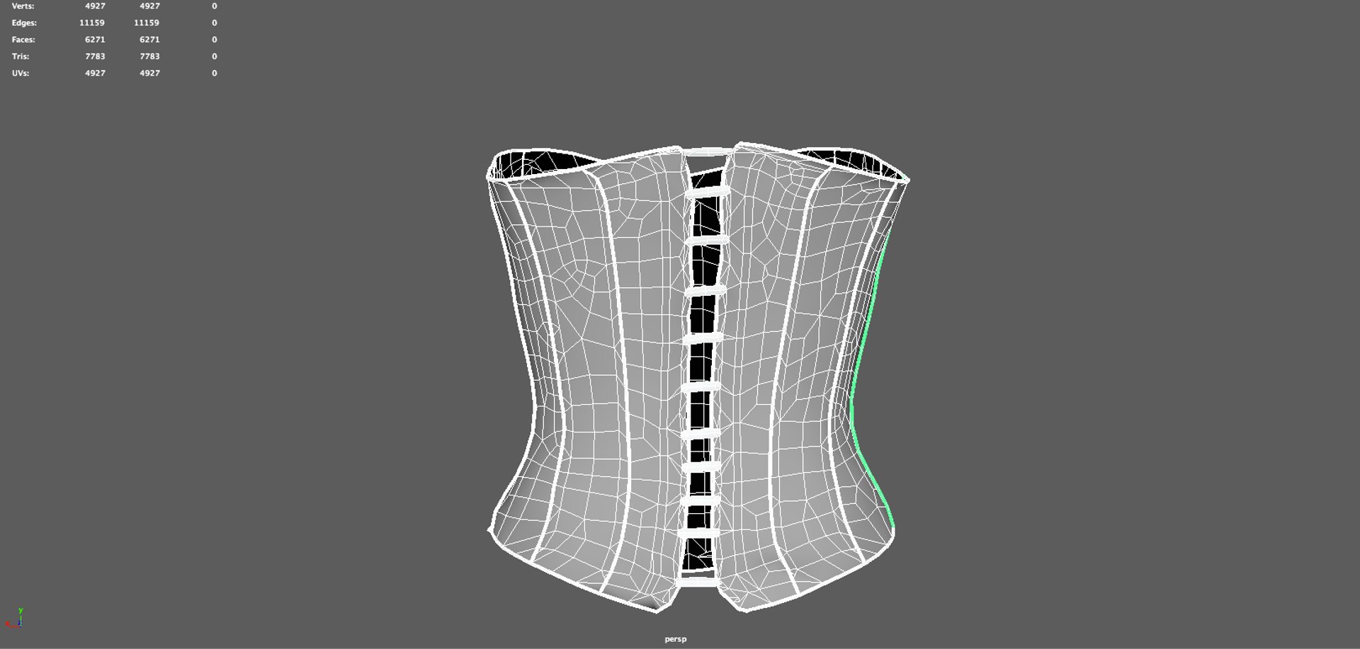 corset 3d model