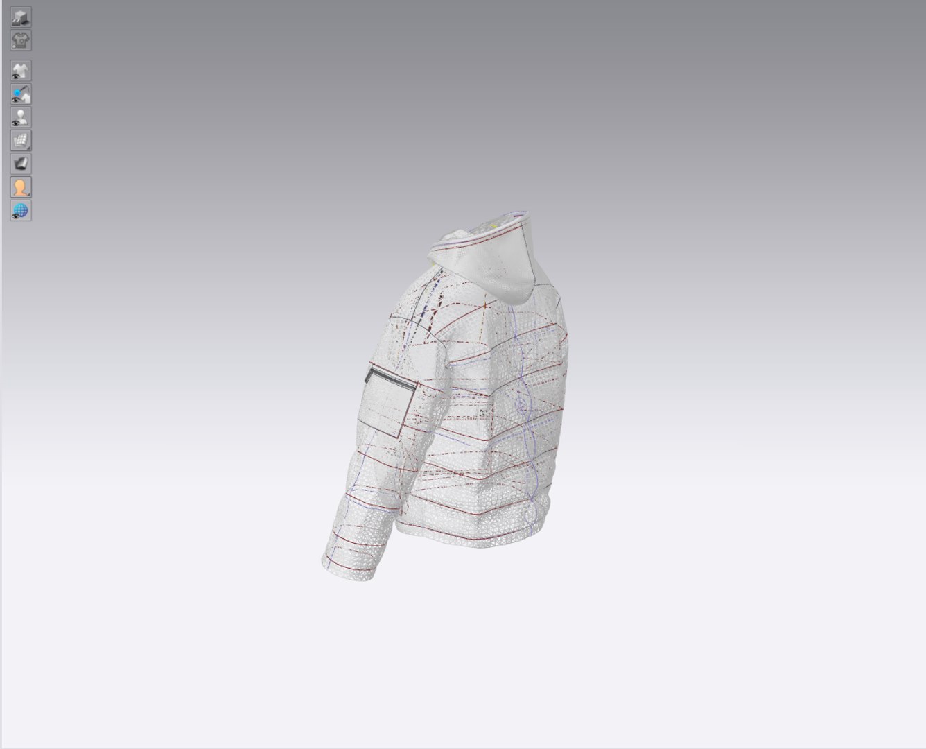 Male Puffer Jacket 3D Model - TurboSquid 2155695