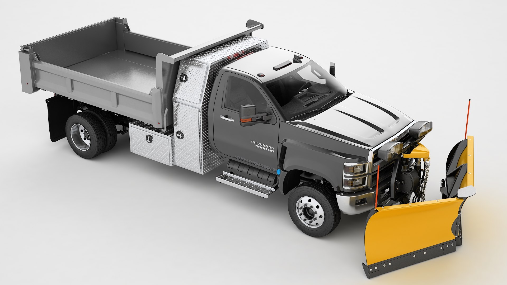 3D 2020 Chevrolet Silverado 6500HD Snow Plow Truck 04 - TurboSquid 2035795