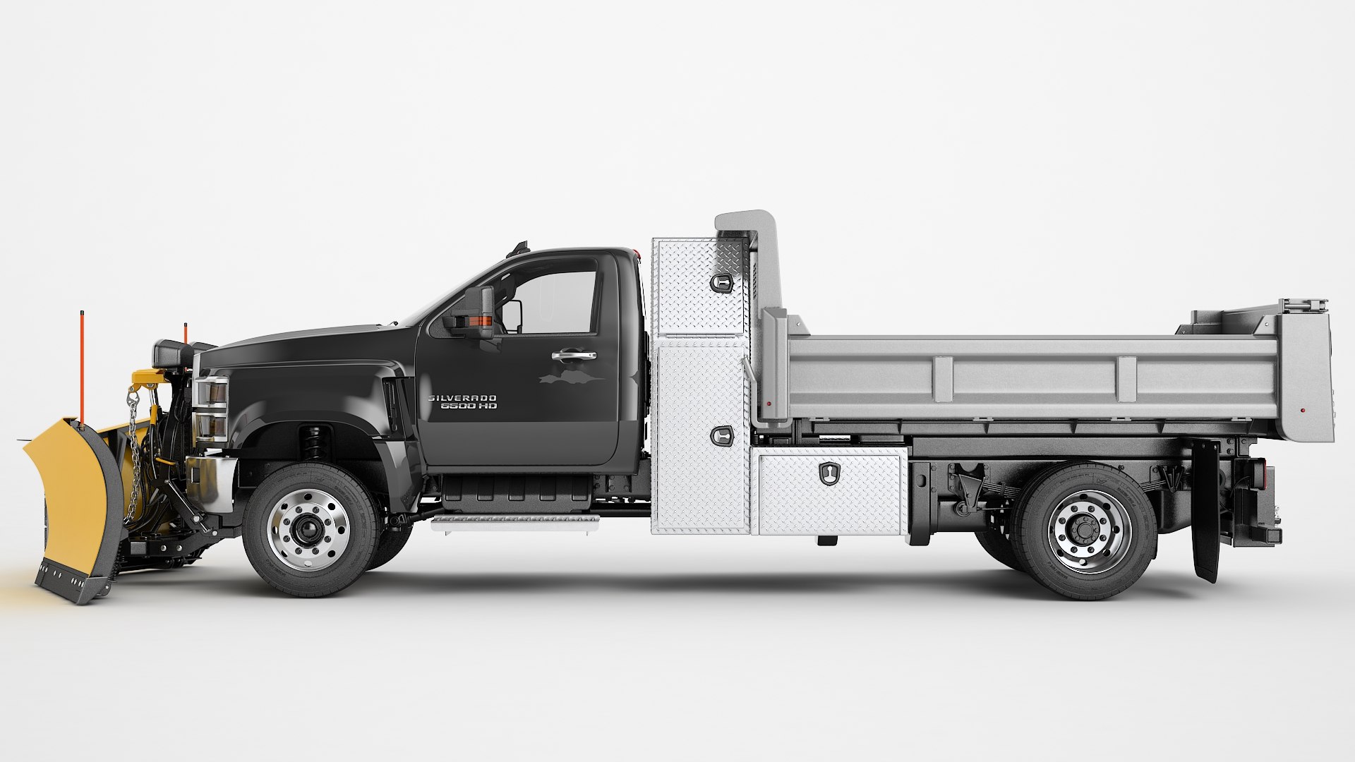 3D 2020 Chevrolet Silverado 6500HD Snow Plow Truck 04 - TurboSquid 2035795