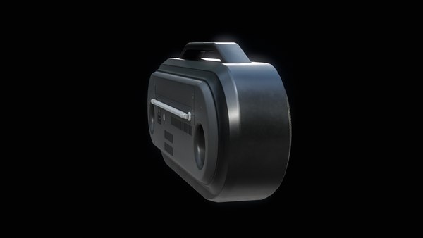modelo 3d Radio Moderna Panasonic RX-D500 PBR - TurboSquid 2171215