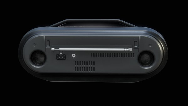 modelo 3d Radio Moderna Panasonic RX-D500 PBR - TurboSquid 2171215