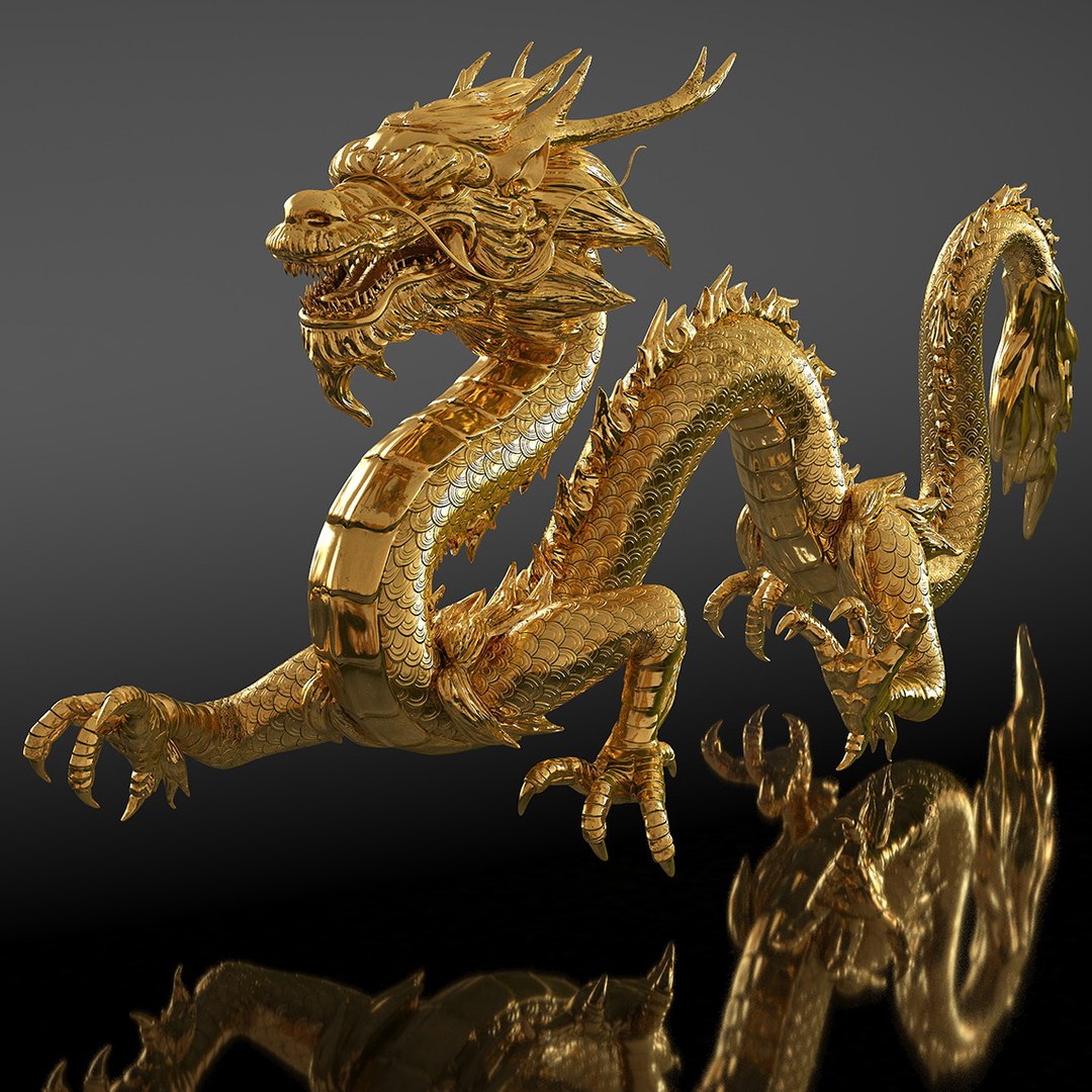 dragon gold 3d