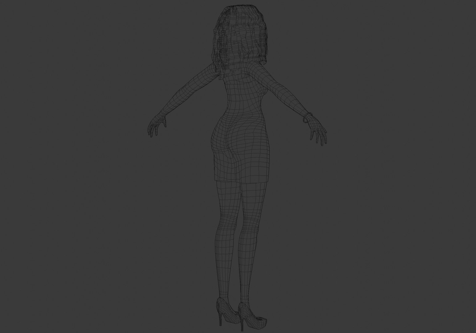 Stylized Party Woman 3D - TurboSquid 1906353