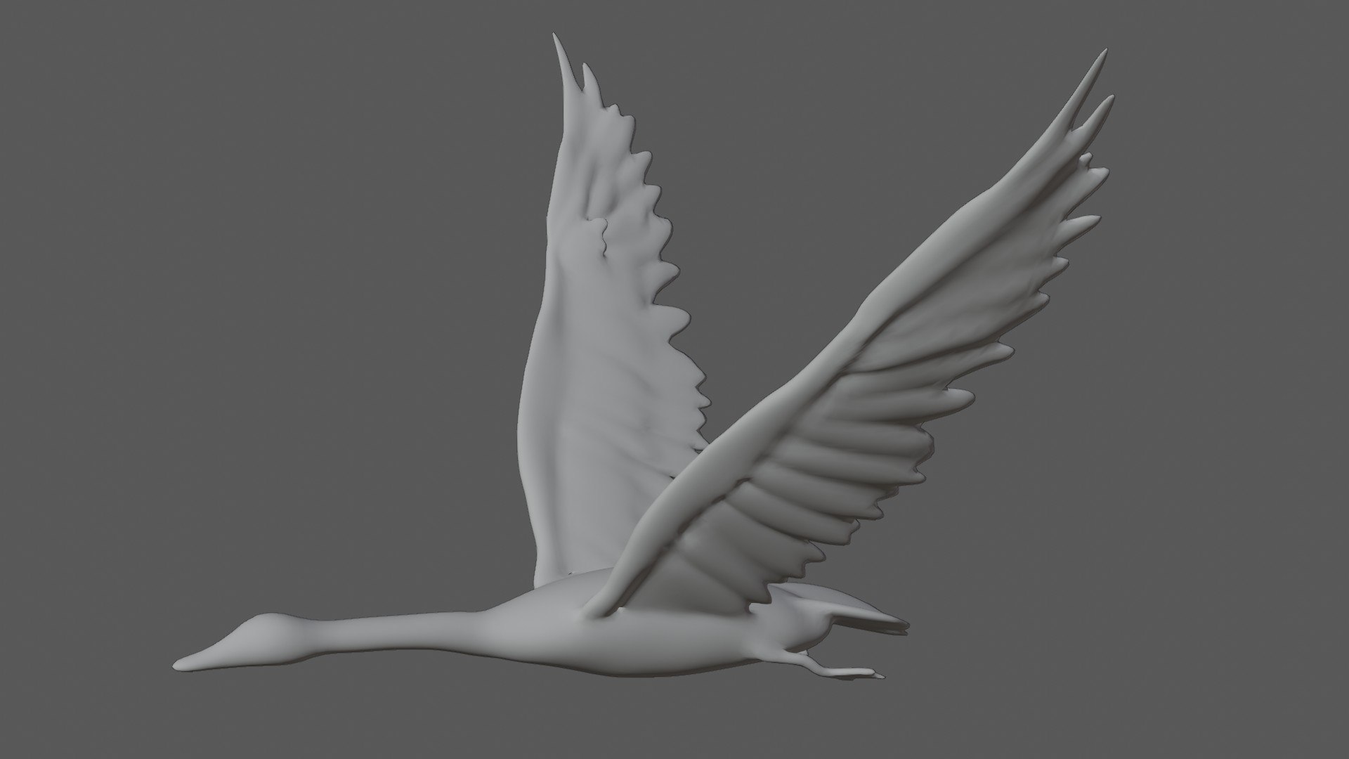 Fully Rigged Low Poly Flying Swan 3D Model - TurboSquid 1746511