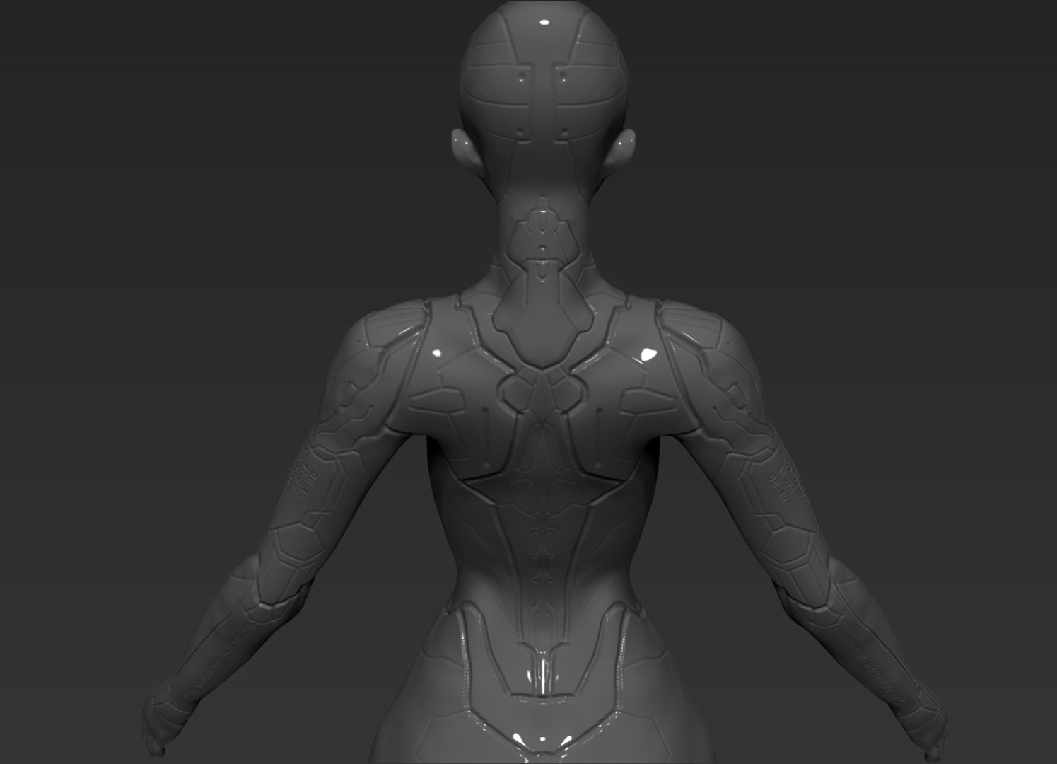 Sci-fi Female Character 3D Model - TurboSquid 1257313