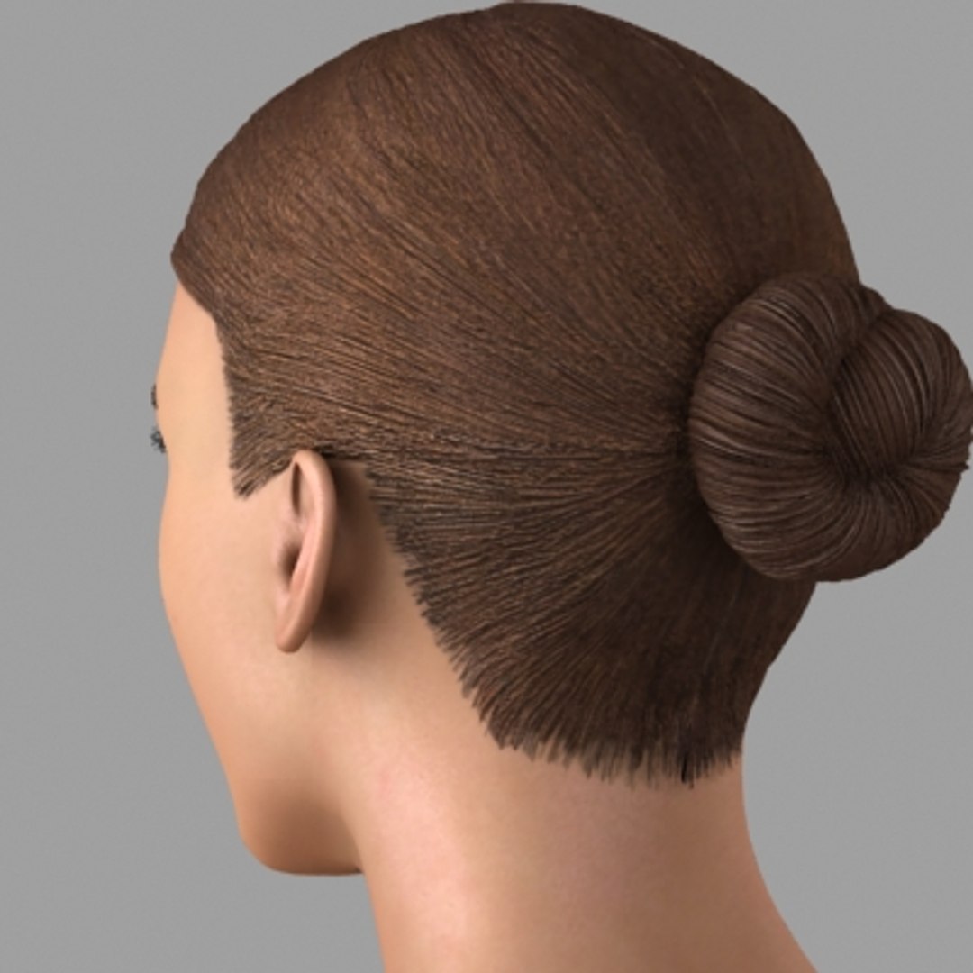 3d Realistic Female Head Model